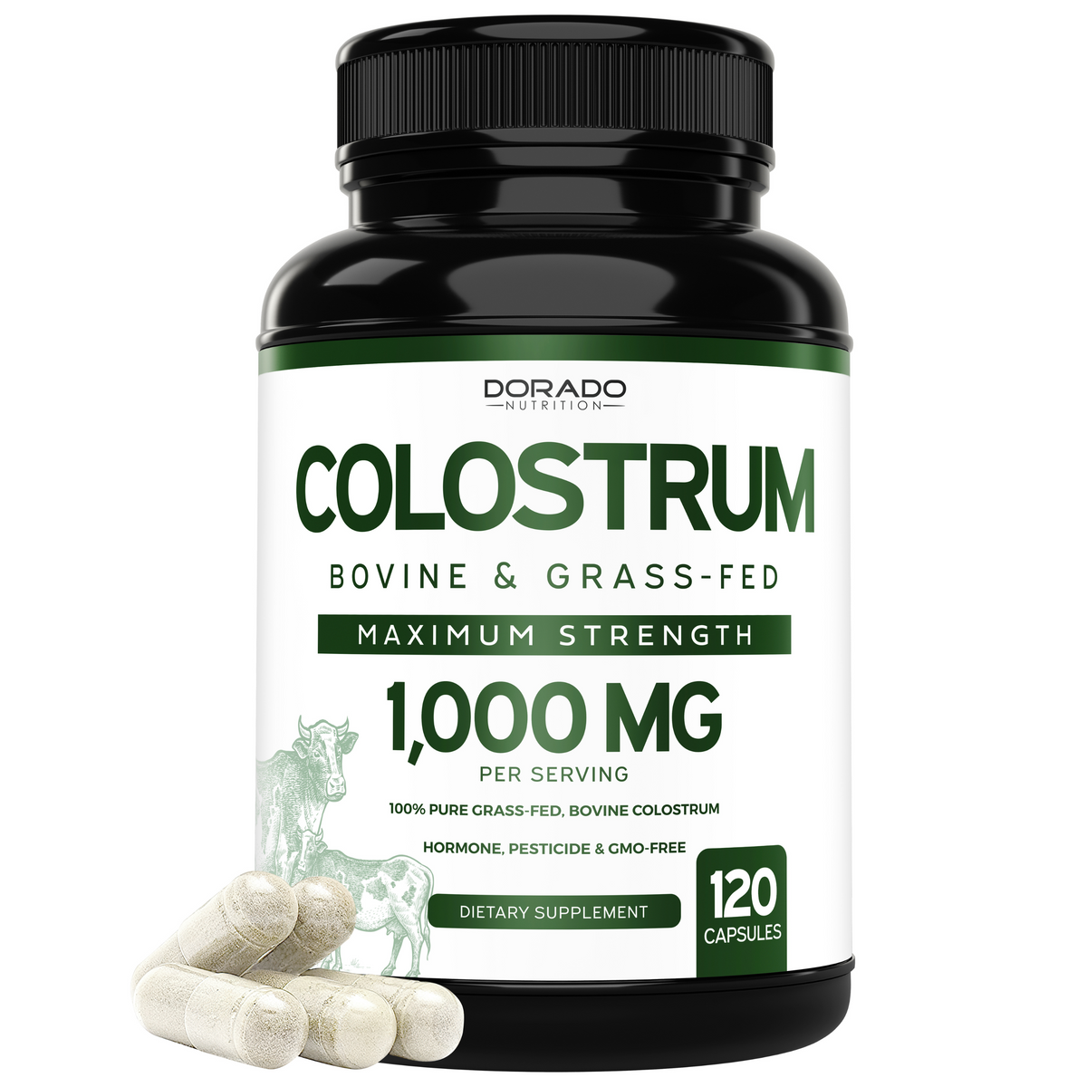Colostrum Supplement - (120 Capsules) – Dorado Nutrition