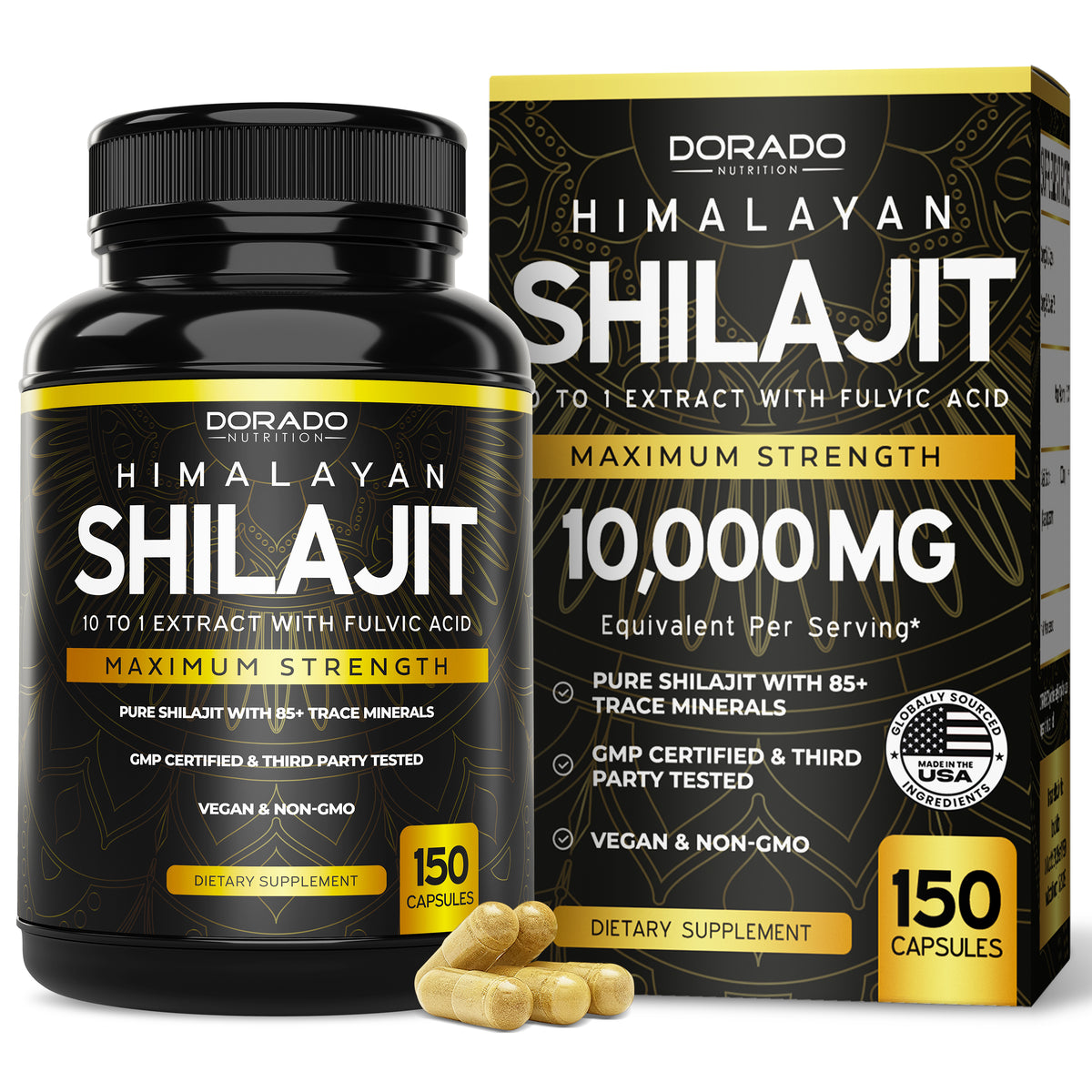 Shilajit Pure Himalayan Capsules – Dorado Nutrition