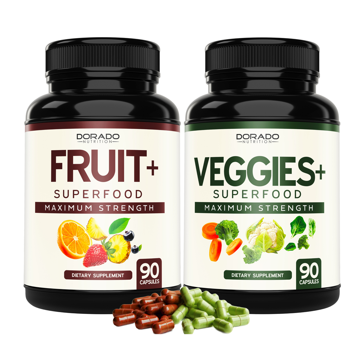 Fruit and Veggies Supplement (180 Capsules) – Dorado Nutrition